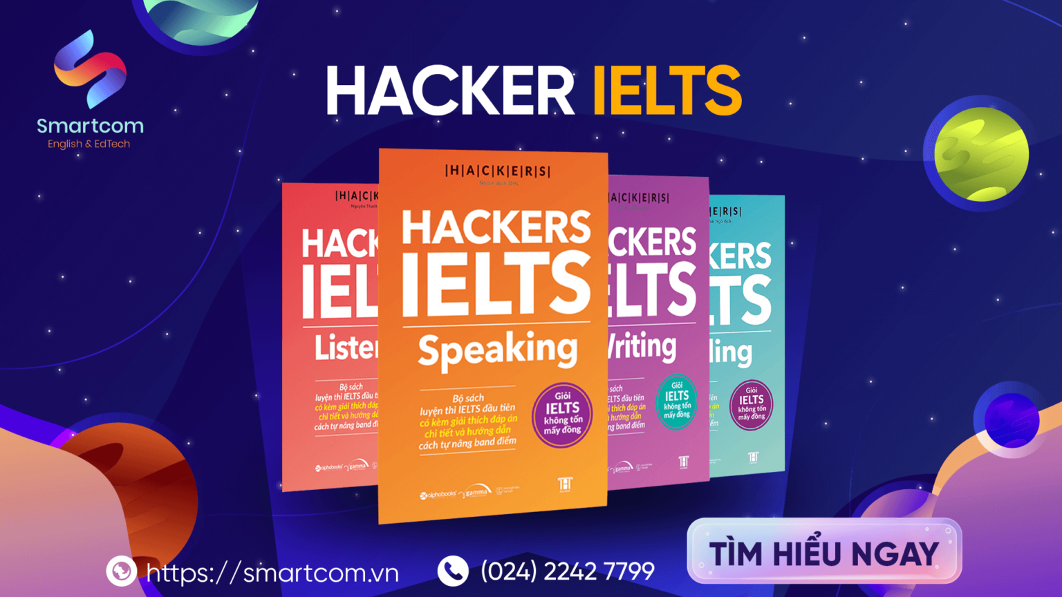 Hacker IELTS PDF trọn bộ 4 kỹ năng kèm hướng dẫn