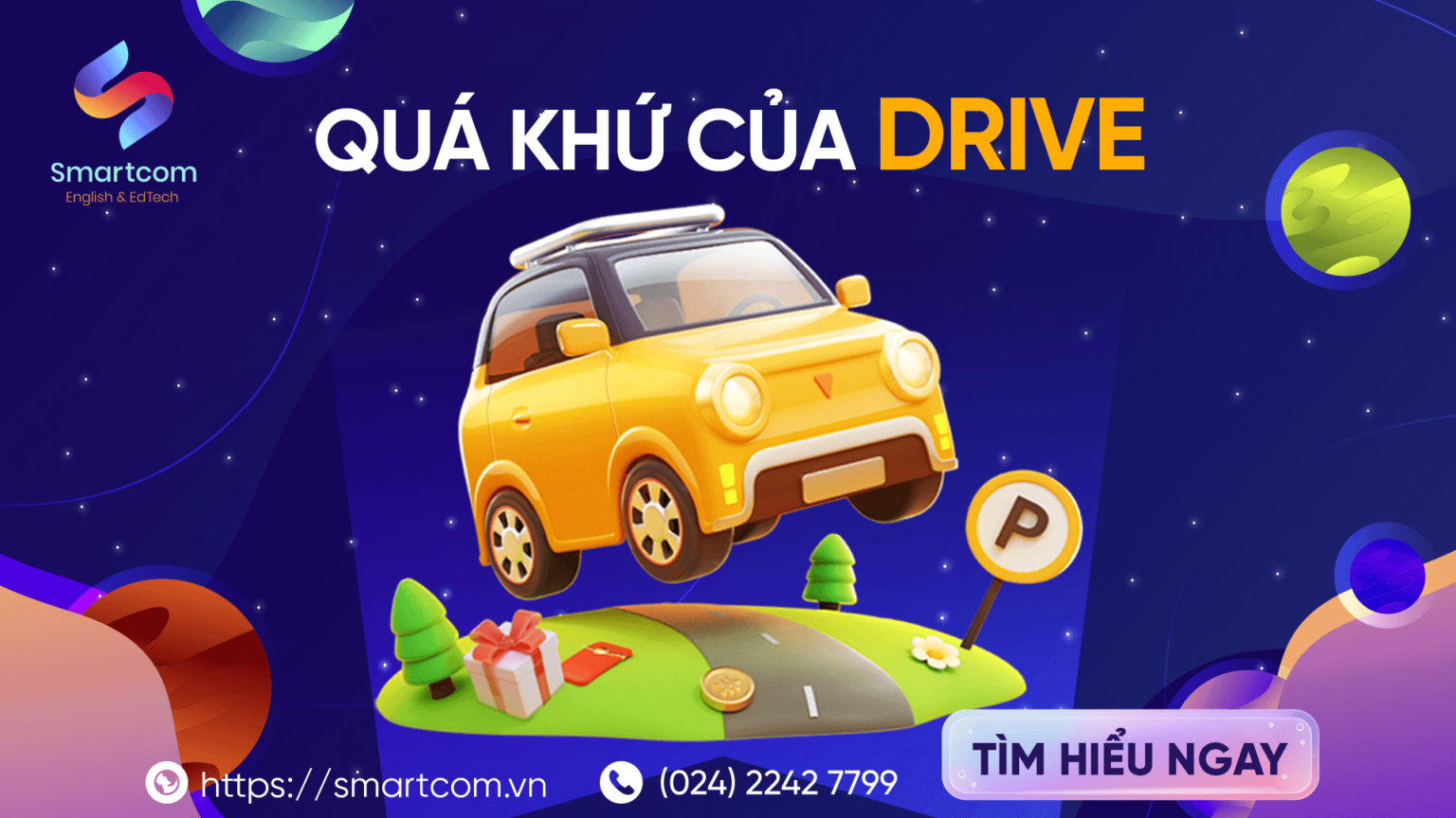 Quá khứ của drive là gì? 5 phút thuộc lòng V2 V3