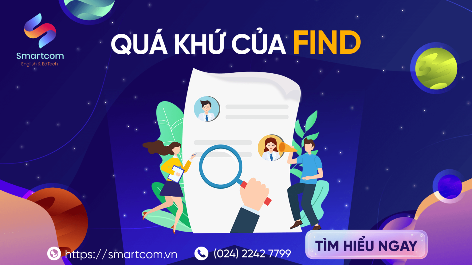 Quá khứ của find [ Hướng dẫn cách chia V2 V3 ]