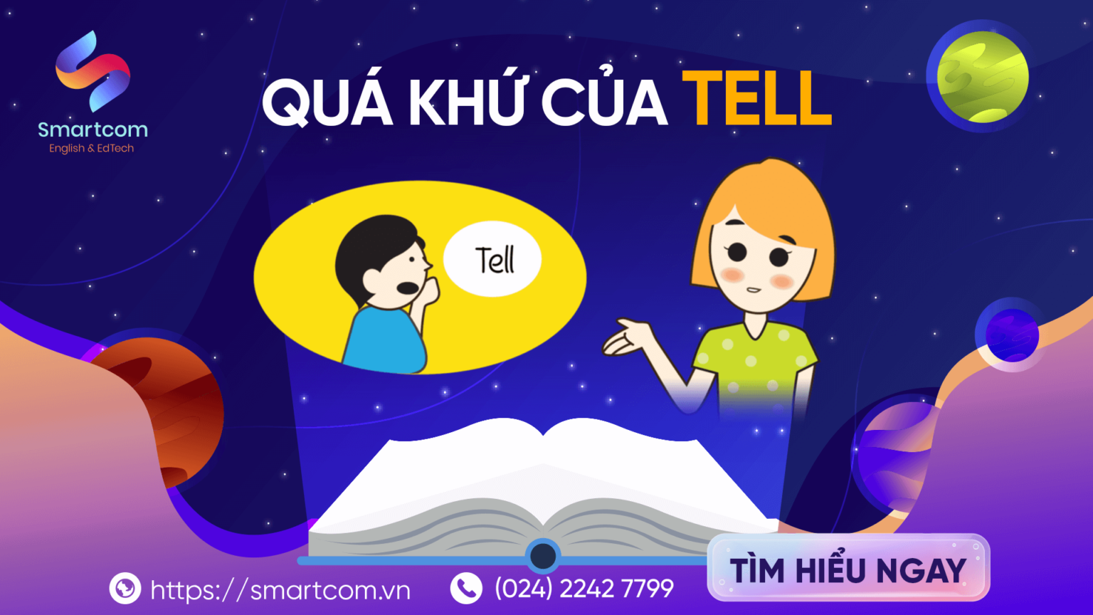 Quá khứ của tell [ Toàn bộ V2 V3 của tell và các cụm từ ]